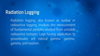 Subsurface investigation of groundwater | PPTX