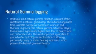 Subsurface investigation of groundwater | PPTX