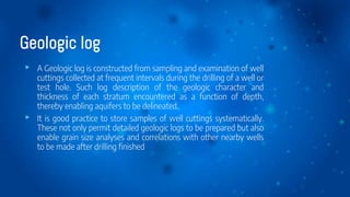 Subsurface investigation of groundwater | PPTX