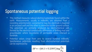 Subsurface investigation of groundwater | PPTX