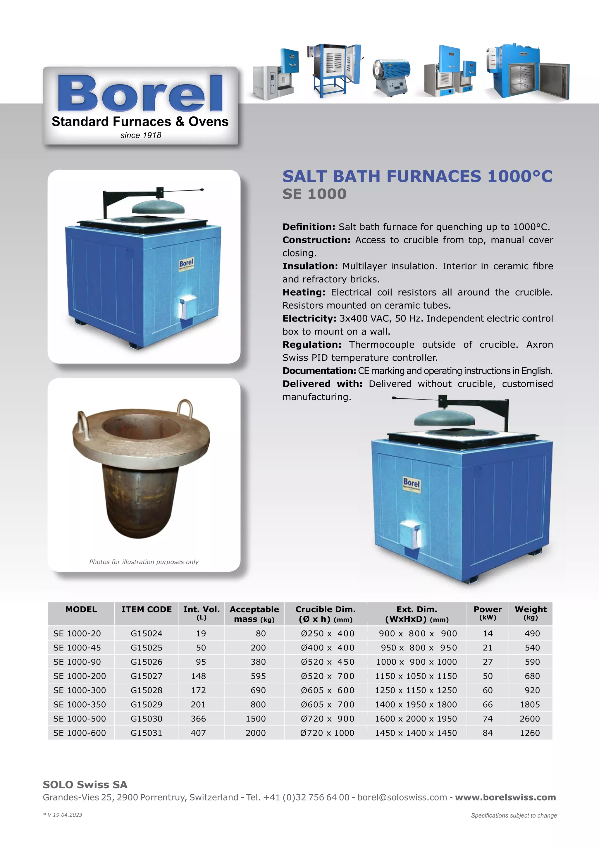 Salt bath furnace 1000°C | PDF