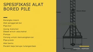 PONDASI BORE PILE UNTUK BANGUNAN BERTINGKAT TINGGI.pptx