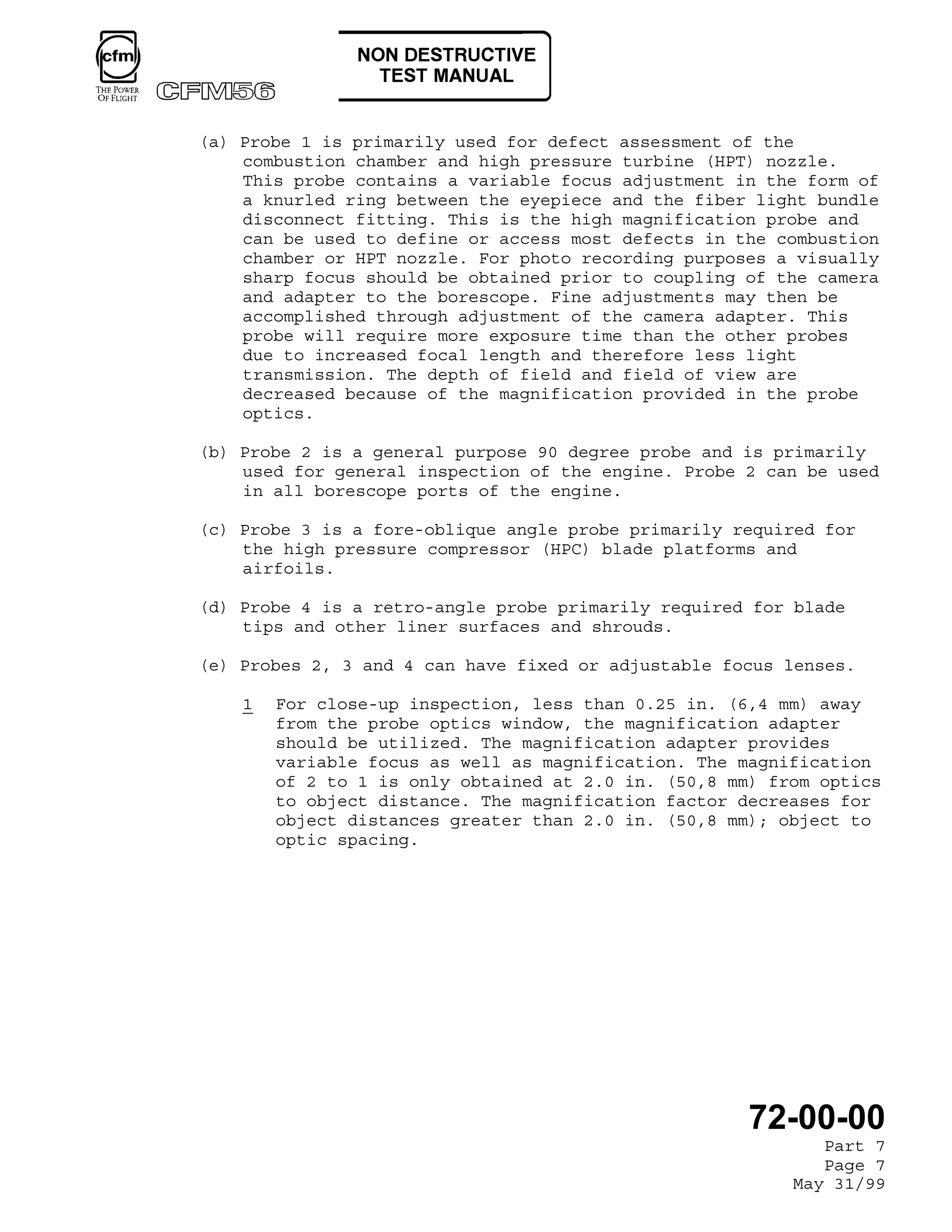 BORESCOPE INSPECTION for engins CFM56.pdf