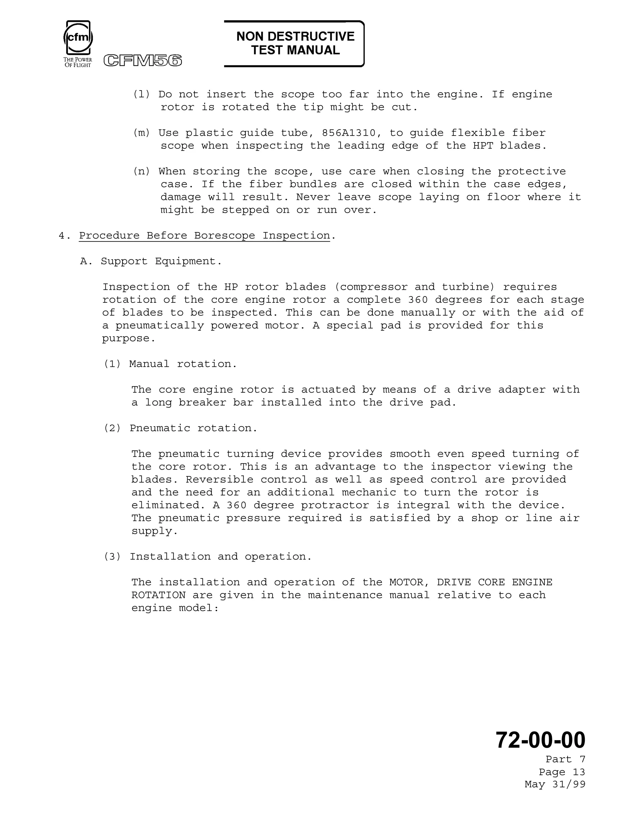 BORESCOPE INSPECTION for engins CFM56.pdf