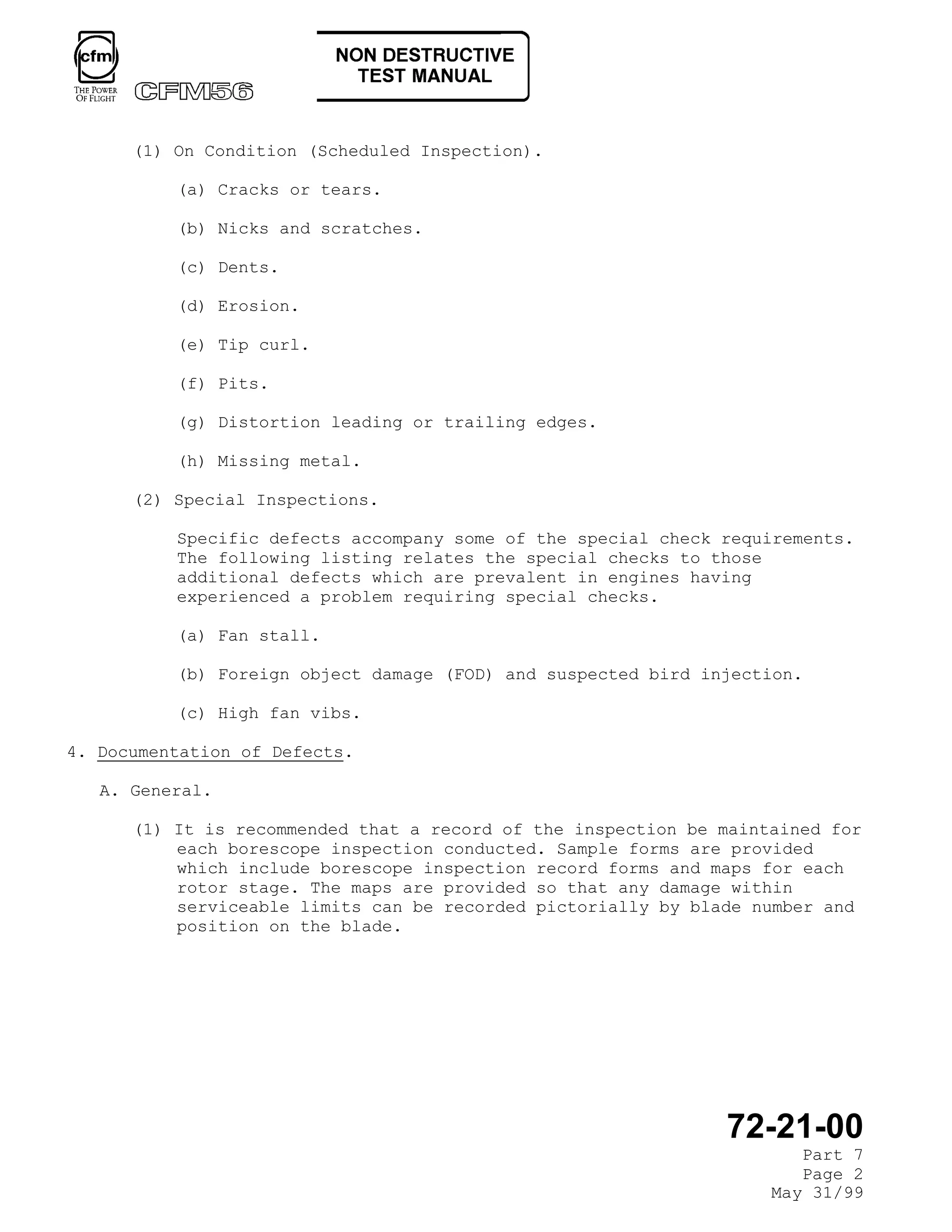 BORESCOPE INSPECTION for engins CFM56.pdf