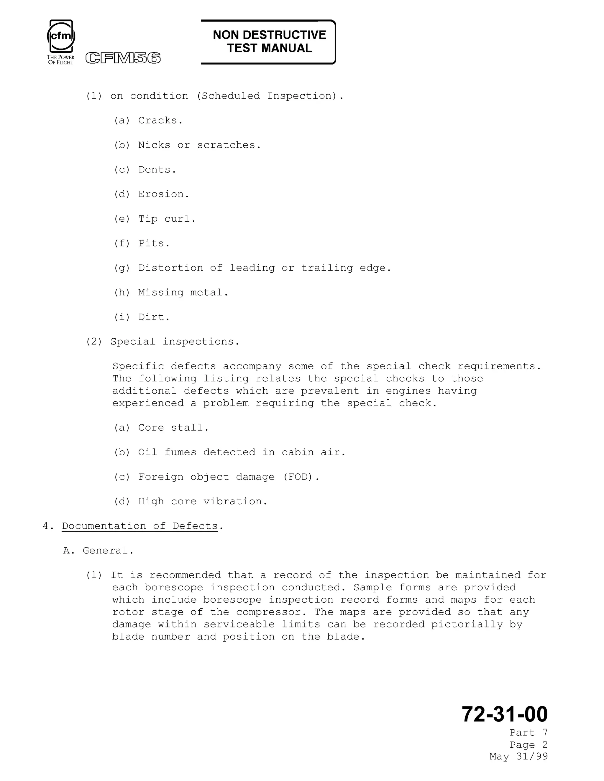 BORESCOPE INSPECTION for engins CFM56.pdf