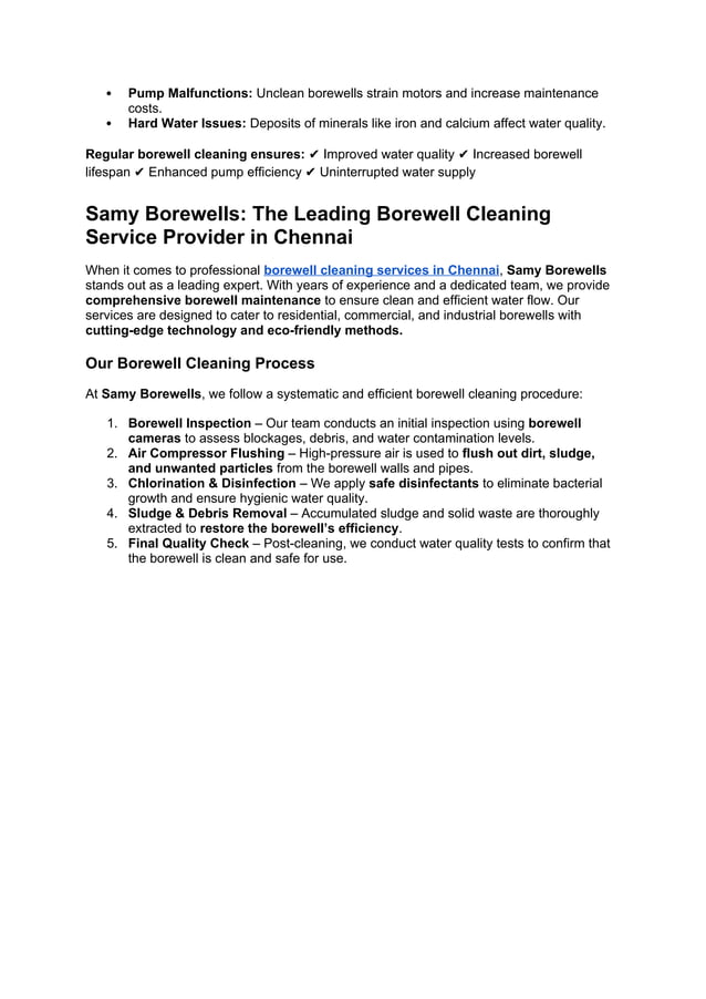 Borewell Cleaning Services in Chennai by Samy Borewells.docx