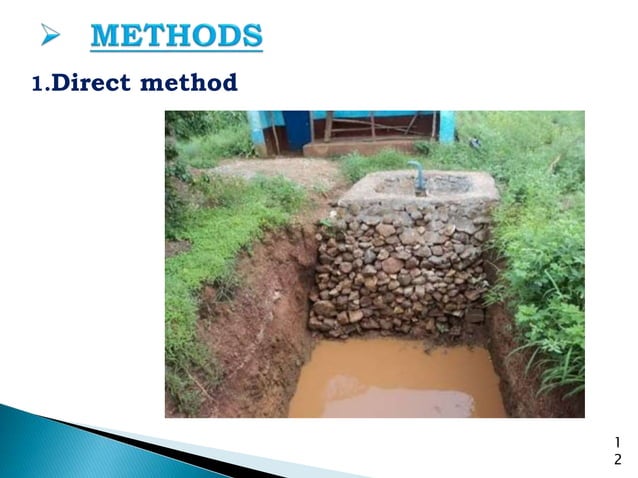 BOREWELL RECHARGE TREATMENT METHODS BY POOJA K | PPTX | Geology | Science