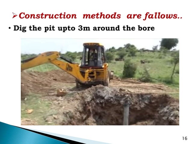 BOREWELL RECHARGE TREATMENT METHODS BY POOJA K | PPTX | Geology | Science