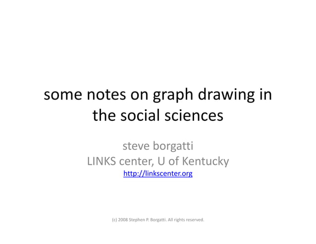 Borgatti dagstuhl 2008 presentation 2c | PPT