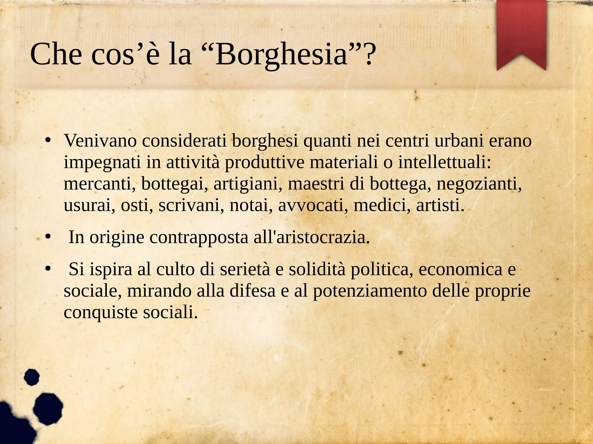 Il Basso Medioevo - la borghesia | PDF