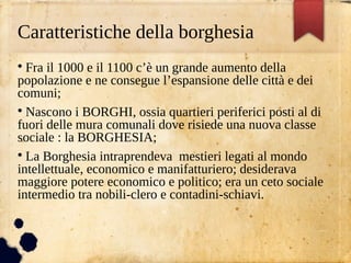 Il Basso Medioevo - la borghesia | PDF