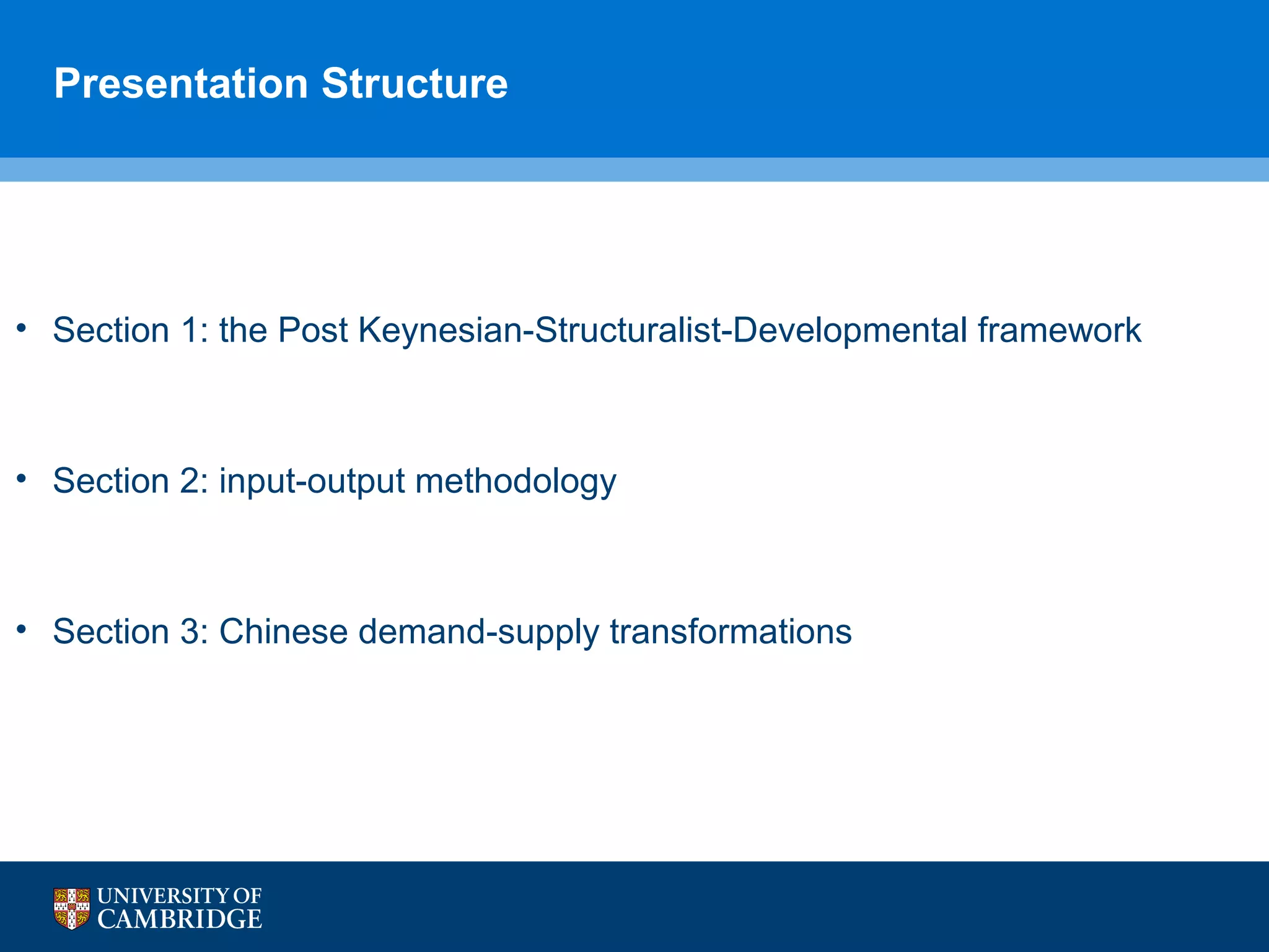 The Chinese growth trajectory from a Post Keynesian-Structuralist-Developmental perspective | PPT