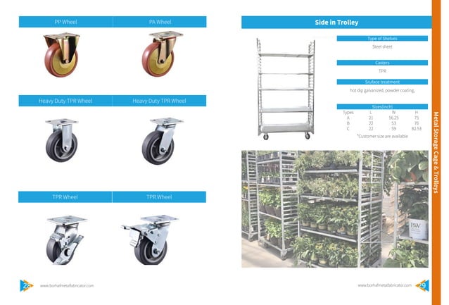 Manufacturing Greenhouse Carts, CC racks, trolleys and more | PPT