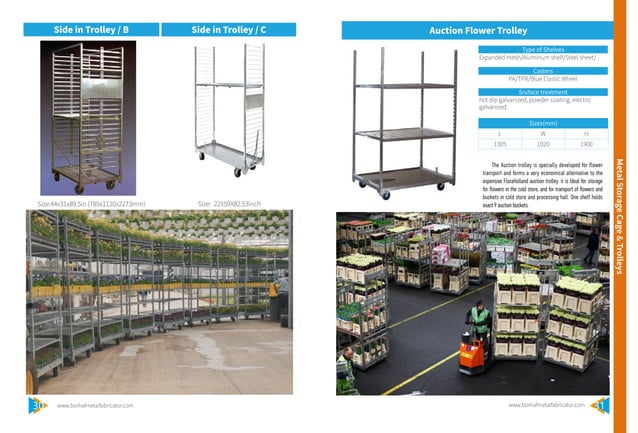 Manufacturing Greenhouse Carts, CC racks, trolleys and more | PPT