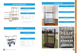 Manufacturing Greenhouse Carts, CC racks, trolleys and more | PPT