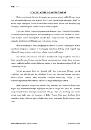 Permainan Boria | PDF