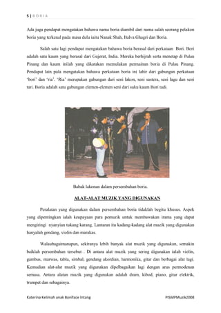 Permainan Boria | PDF