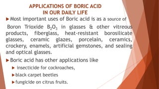 Boric Acid & Hydrobromic Acid.pptx