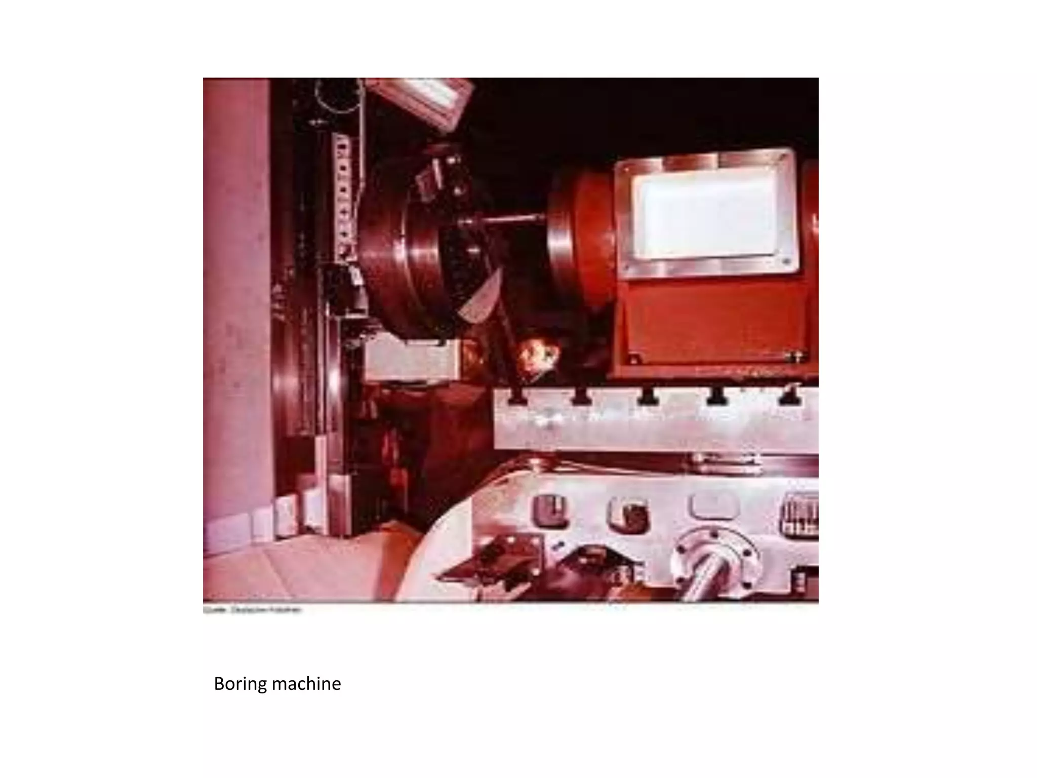 Boring machine 131903 manufacturing process | PPTX
