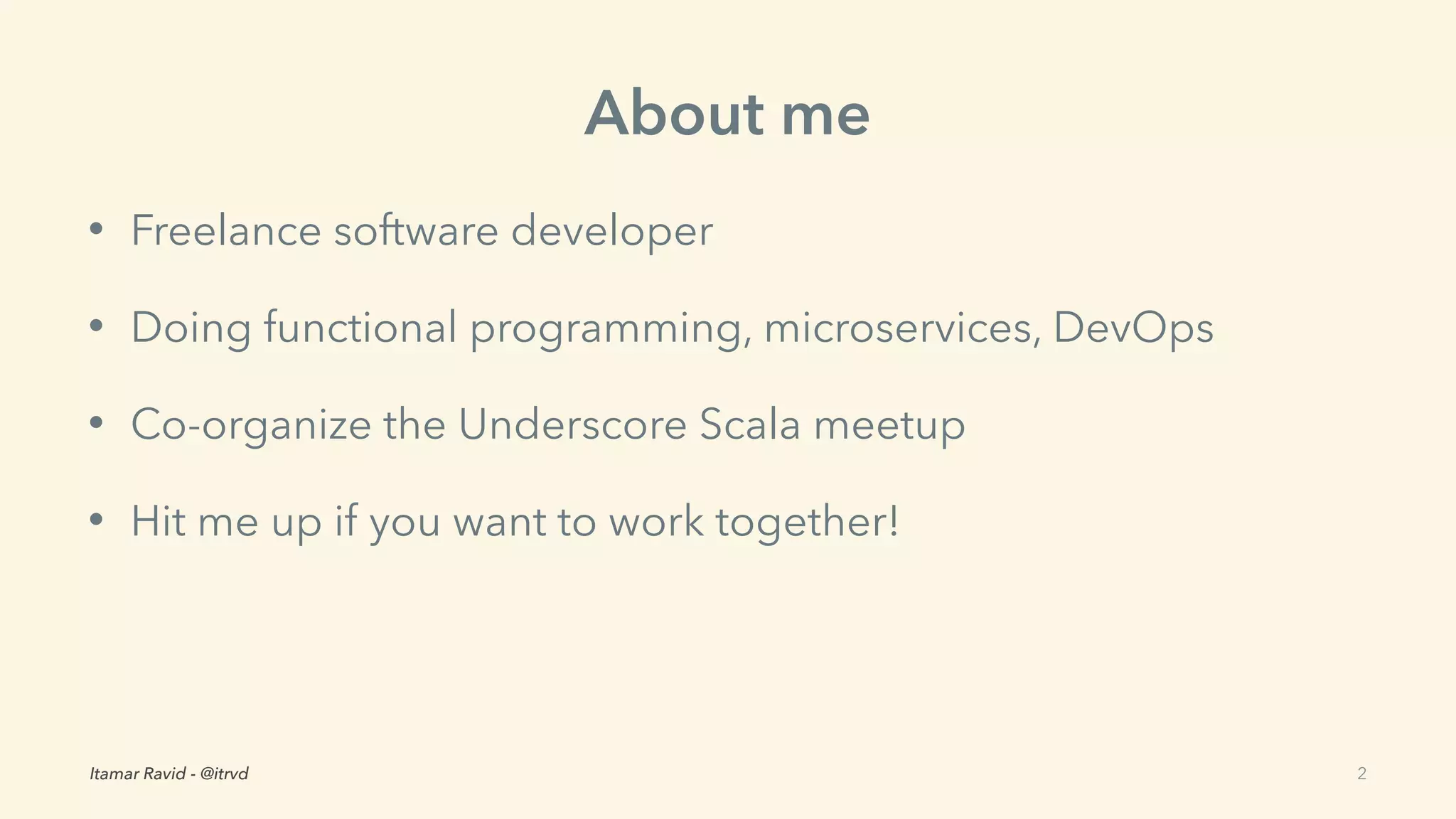 Boring Usecases for Exciting Types | PPT