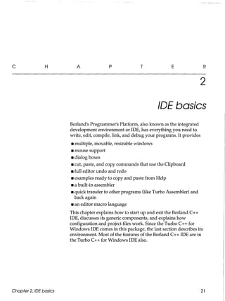 Borland c++ version_3.0_users_guide_1991 | PDF