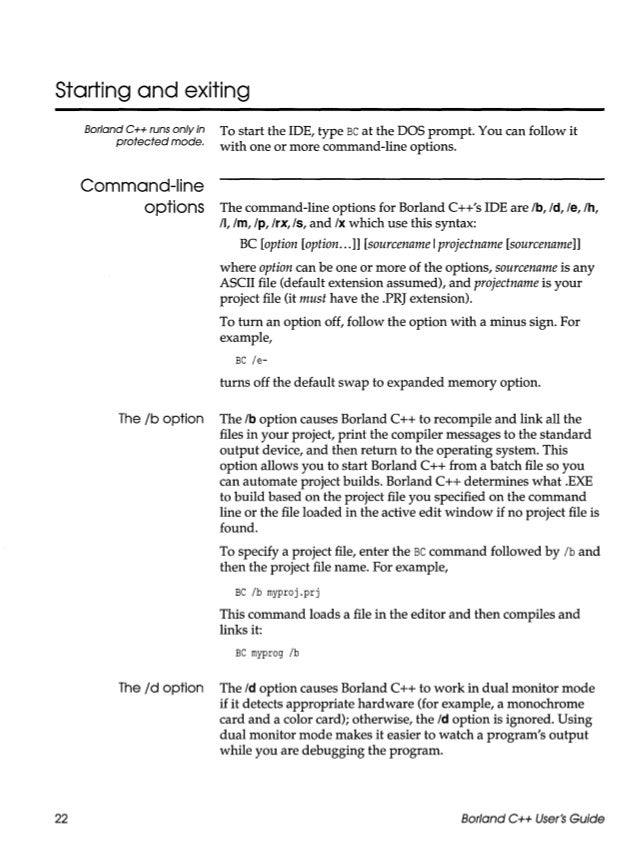 Borland C 31 - regulationsmark