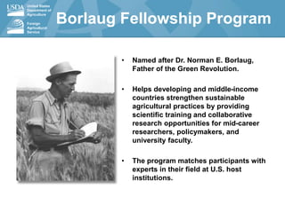Norman E. Borlaug International Agricultural Science and Technology ...