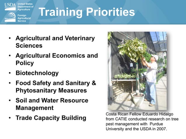 Norman E. Borlaug International Agricultural Science and Technology ...