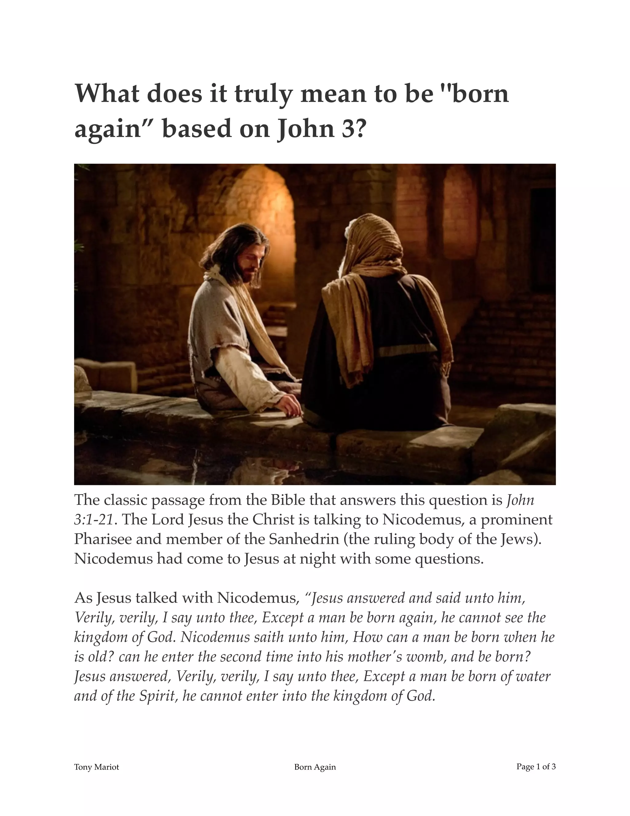 Born Again | PDF