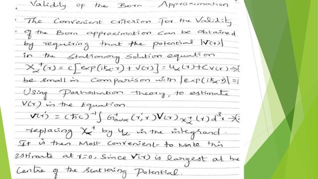 Born approximation and its validity.pptx