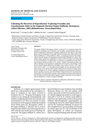 Unlocking the mysteries of reproduction: Exploring fecundity and ...