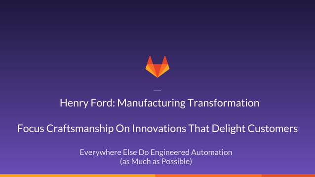 Optimize your CI/CD with GitLab and AWS | PPT