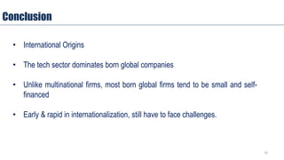 Born global entrepreneurship | PPTX