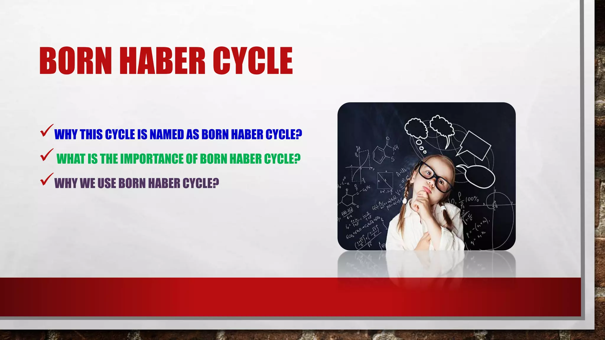 Born Haber cycle | PPTX