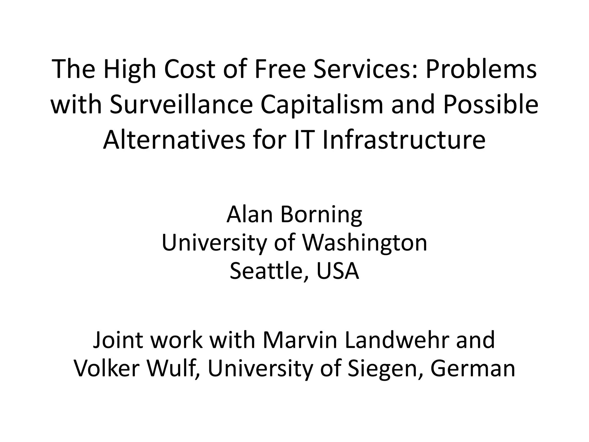 Surveillance Capitalism | PPTX