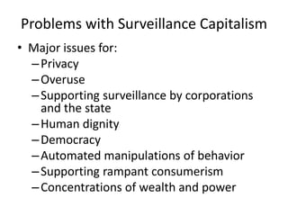 Surveillance Capitalism | PPTX