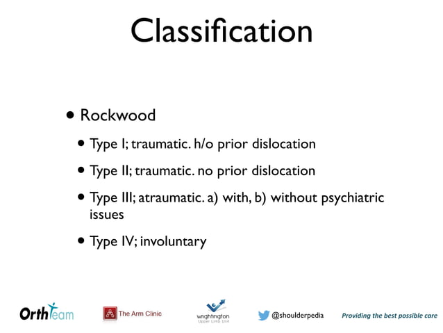 Atraumatic Shoulder Instability Principles and Assessment | PPT