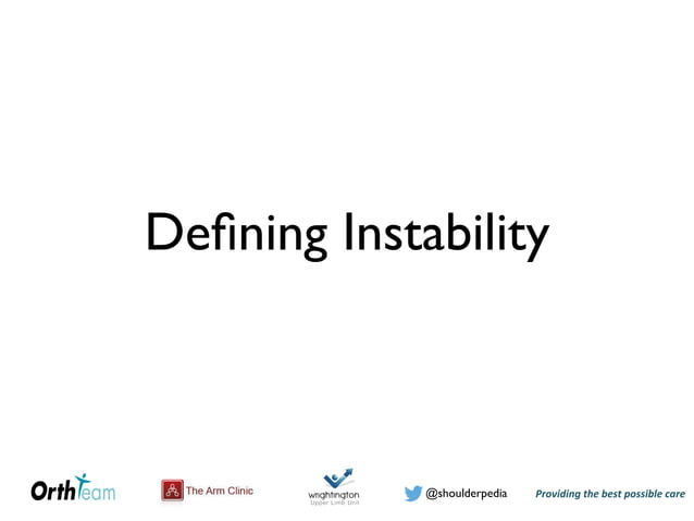 Atraumatic Shoulder Instability Principles and Assessment | PPT