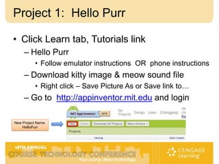 Course Tech 2013, Abigail Bornstein,Using Adroid App Inventor to ...