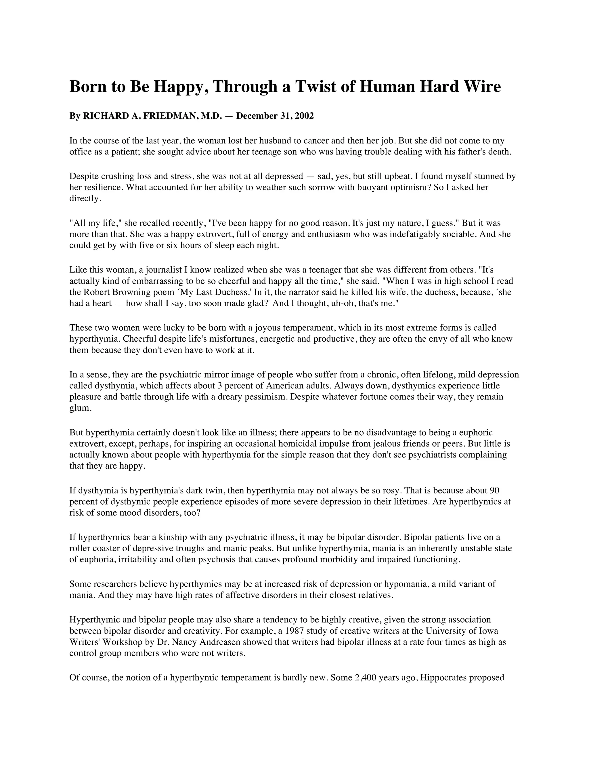 Born to be happy | PDF