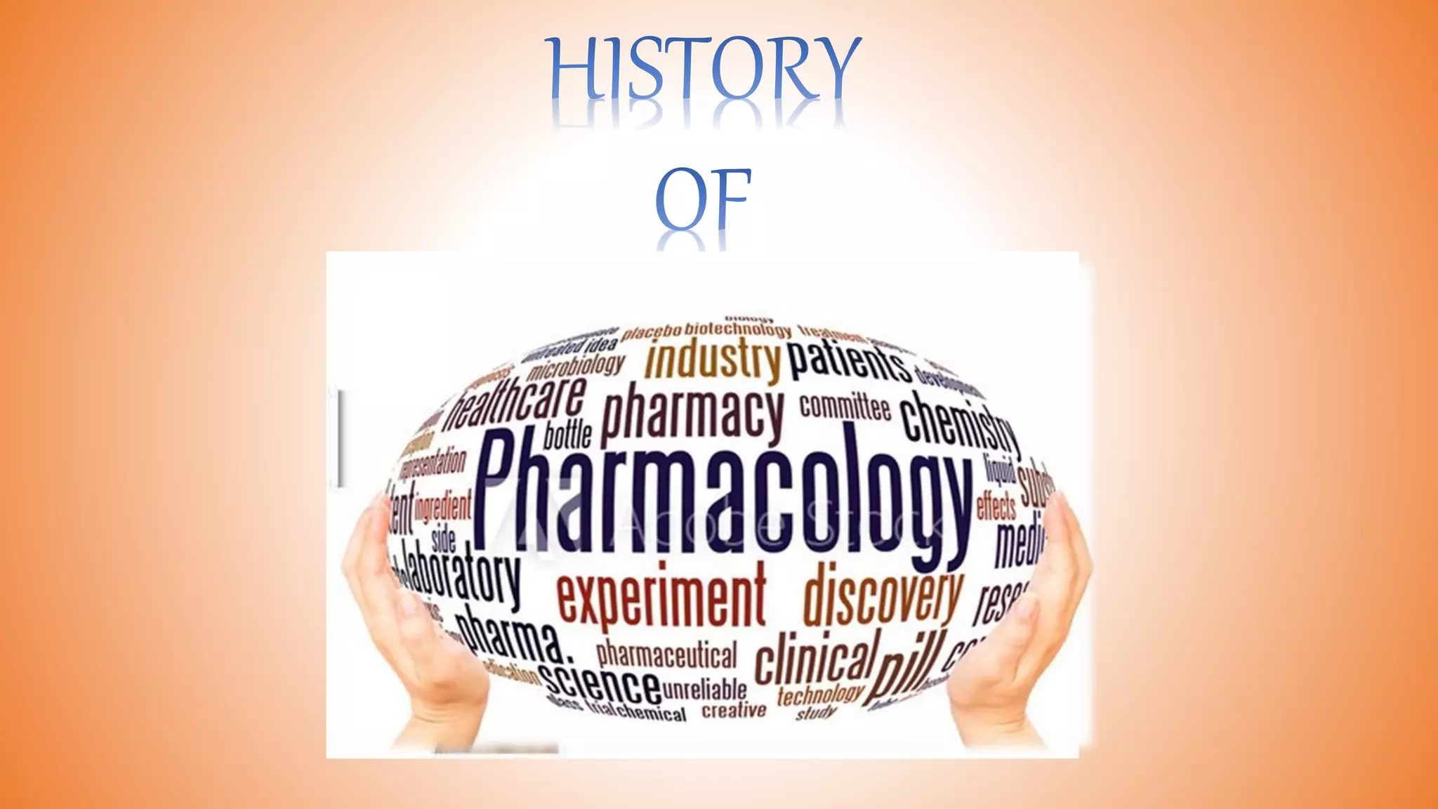 A brief history of pharmacology | PPTX