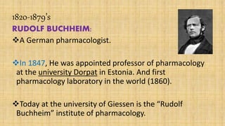 A brief history of pharmacology | PPTX