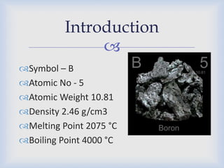 Boron | PPTX
