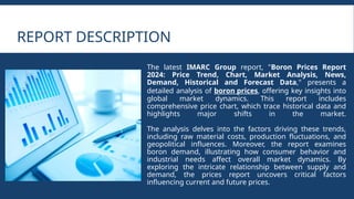 Boron Prices, Chart, Trend, News and Report Forecast 2024 | PPTX