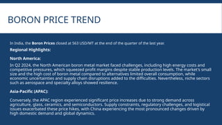 Boron Prices, Chart, Trend, News and Report Forecast 2024 | PPTX
