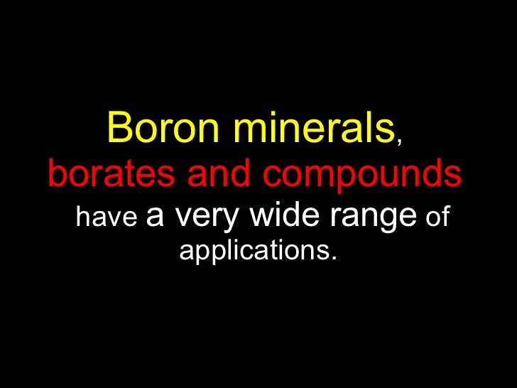 Boron and Boron in Turkey | PPT