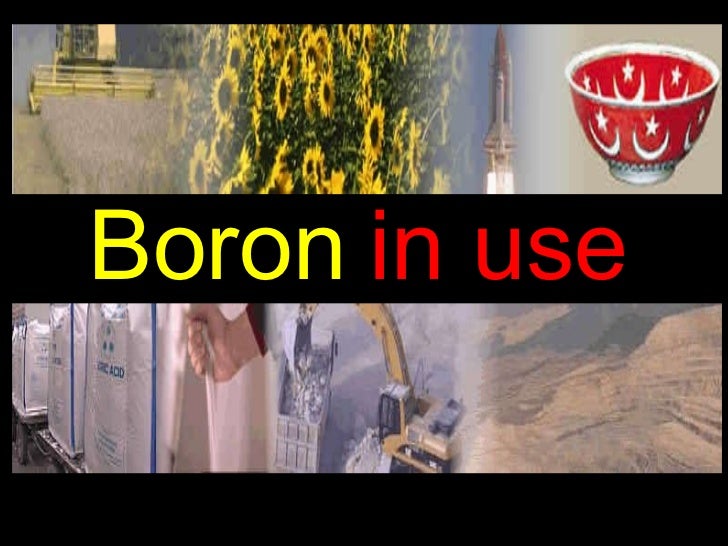 Boron and Boron in Turkey | PPT