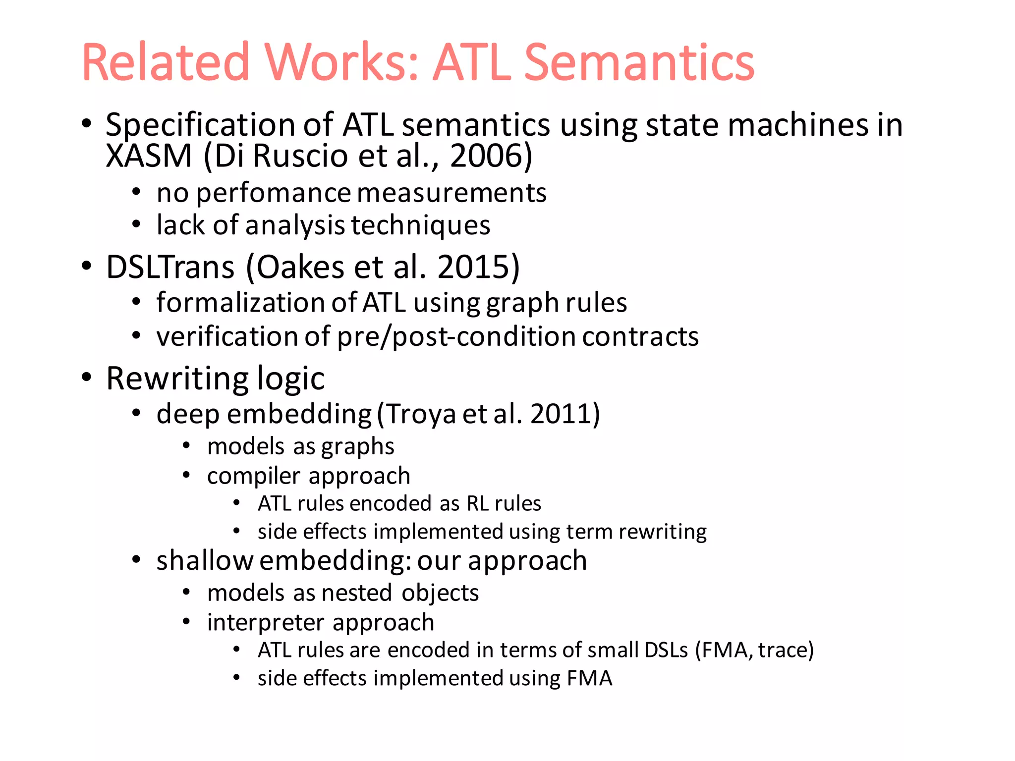 Experimentation With A Big Step Semantics For Atl Model Transformations