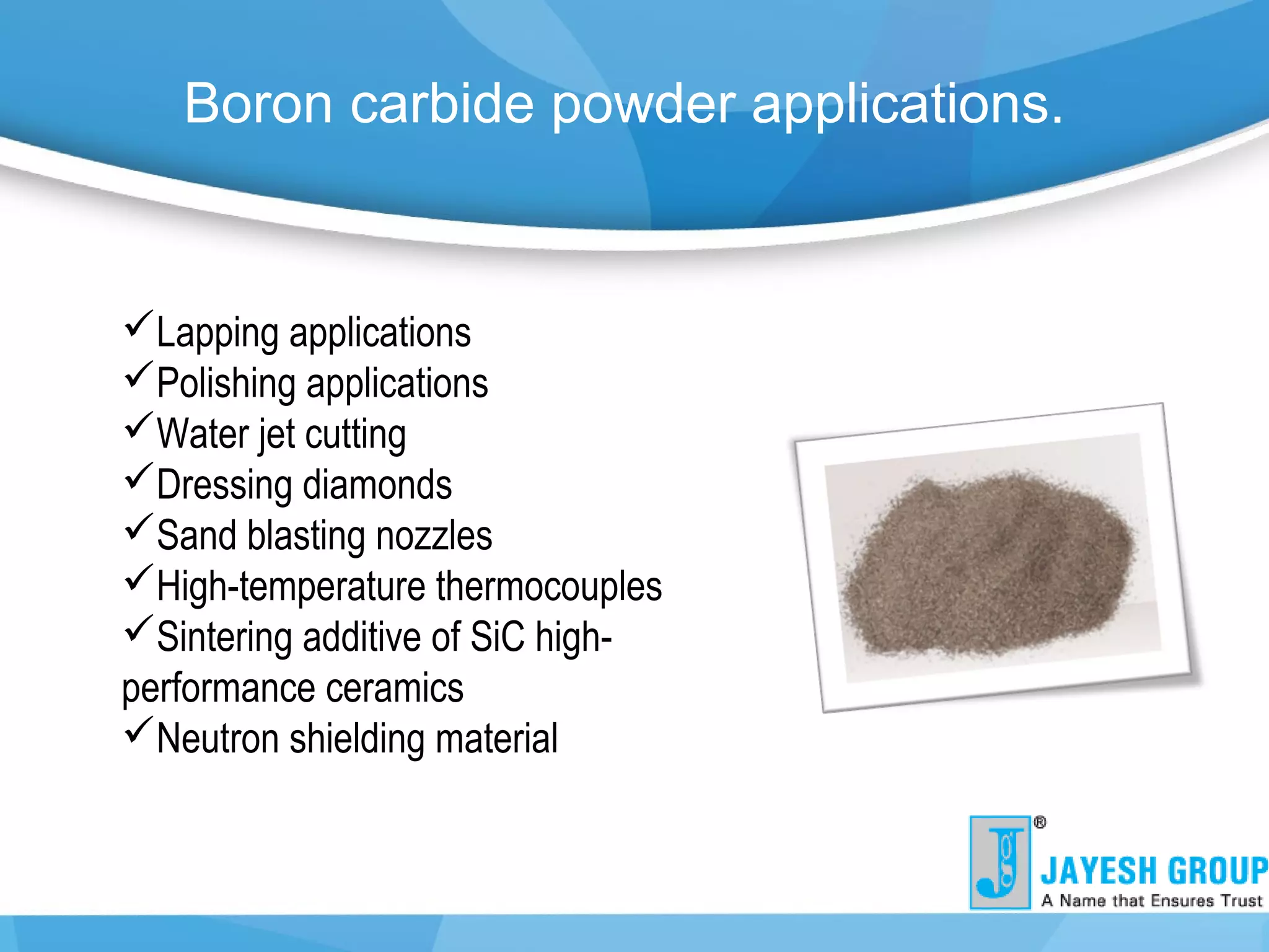 Boron Carbide Powder | PPT